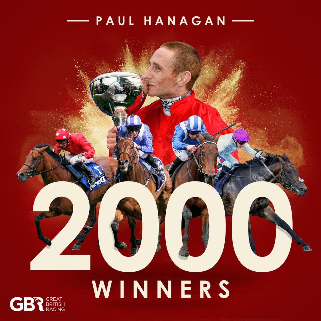 Paul Hanagan secures landmark 2,000th winner - Great British Racing